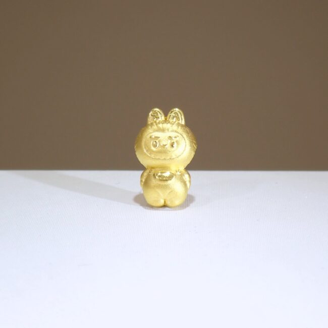 24K/999 LABUBU Gold Pendant 拉布布足金吊坠 - Tyrell Jewelry