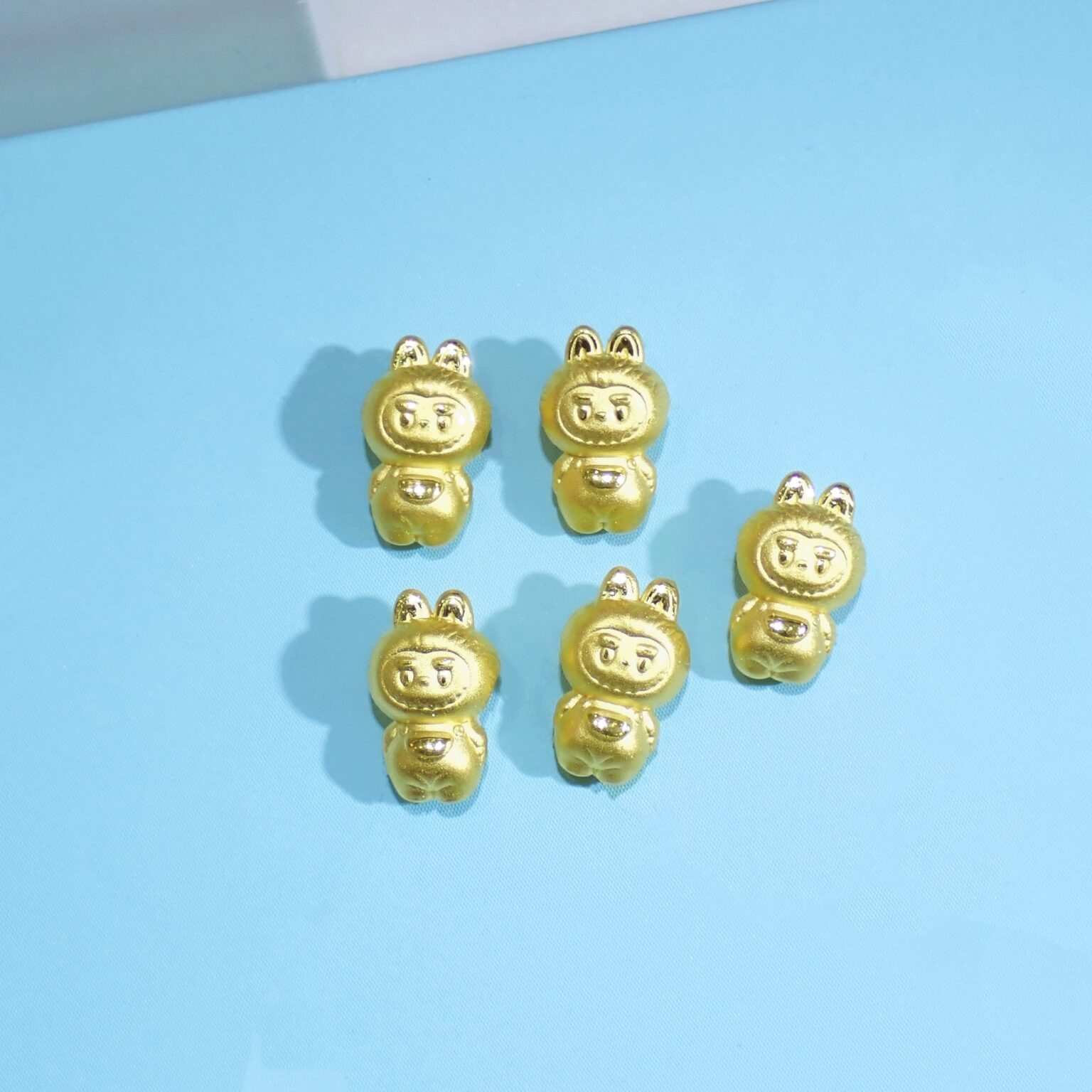 24K/999 LABUBU Gold Pendant 拉布布足金吊坠 - Tyrell Jewelry